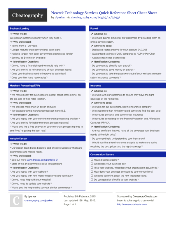 Reference Sheet Braweria V